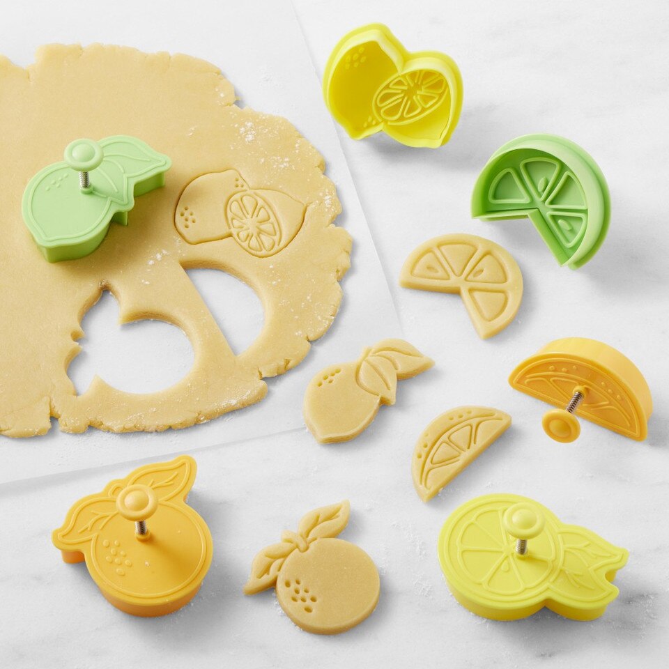 Williams Sonoma Citrus Impression Cookie Cutters, Set of 6 |Williams ...