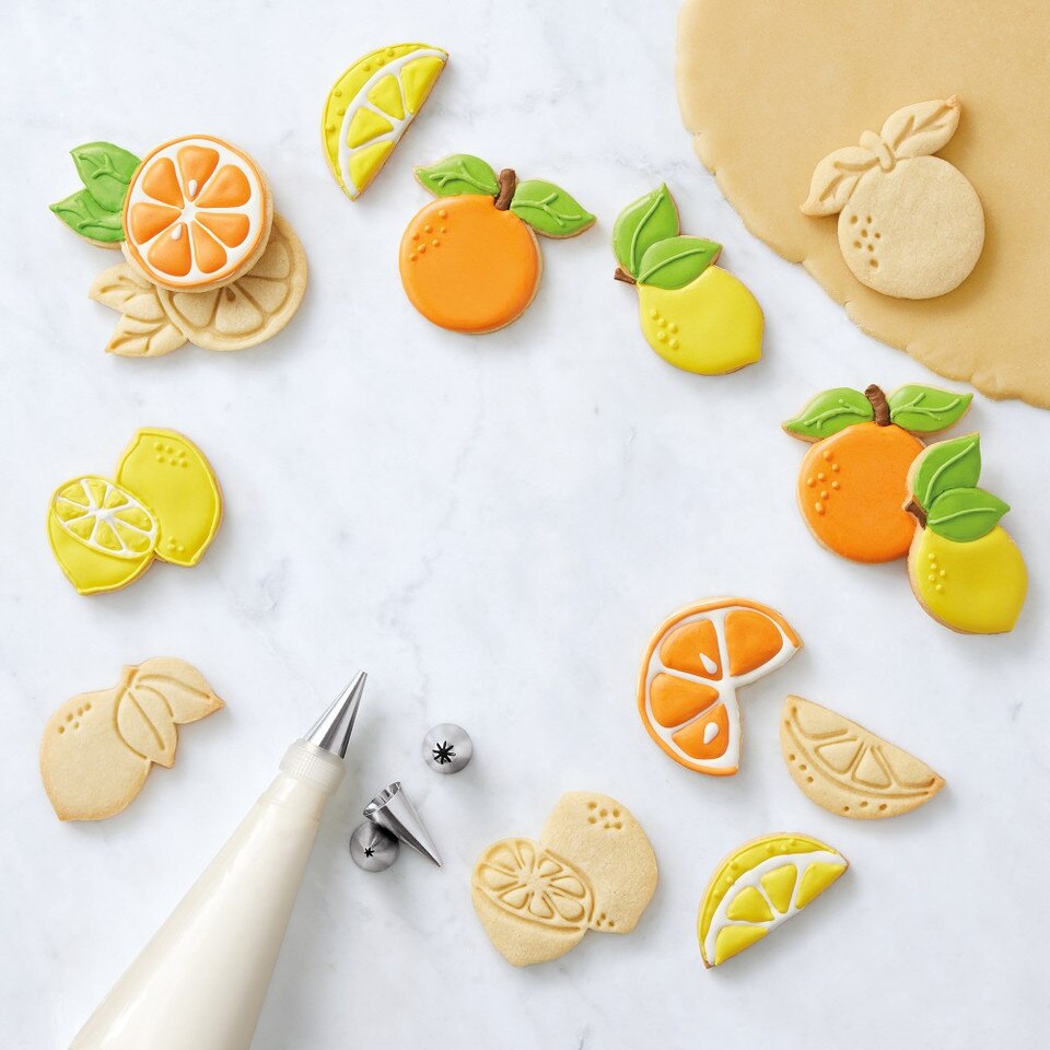 Williams Sonoma Citrus Impression Cookie Cutters, Set of 6 |Williams ...