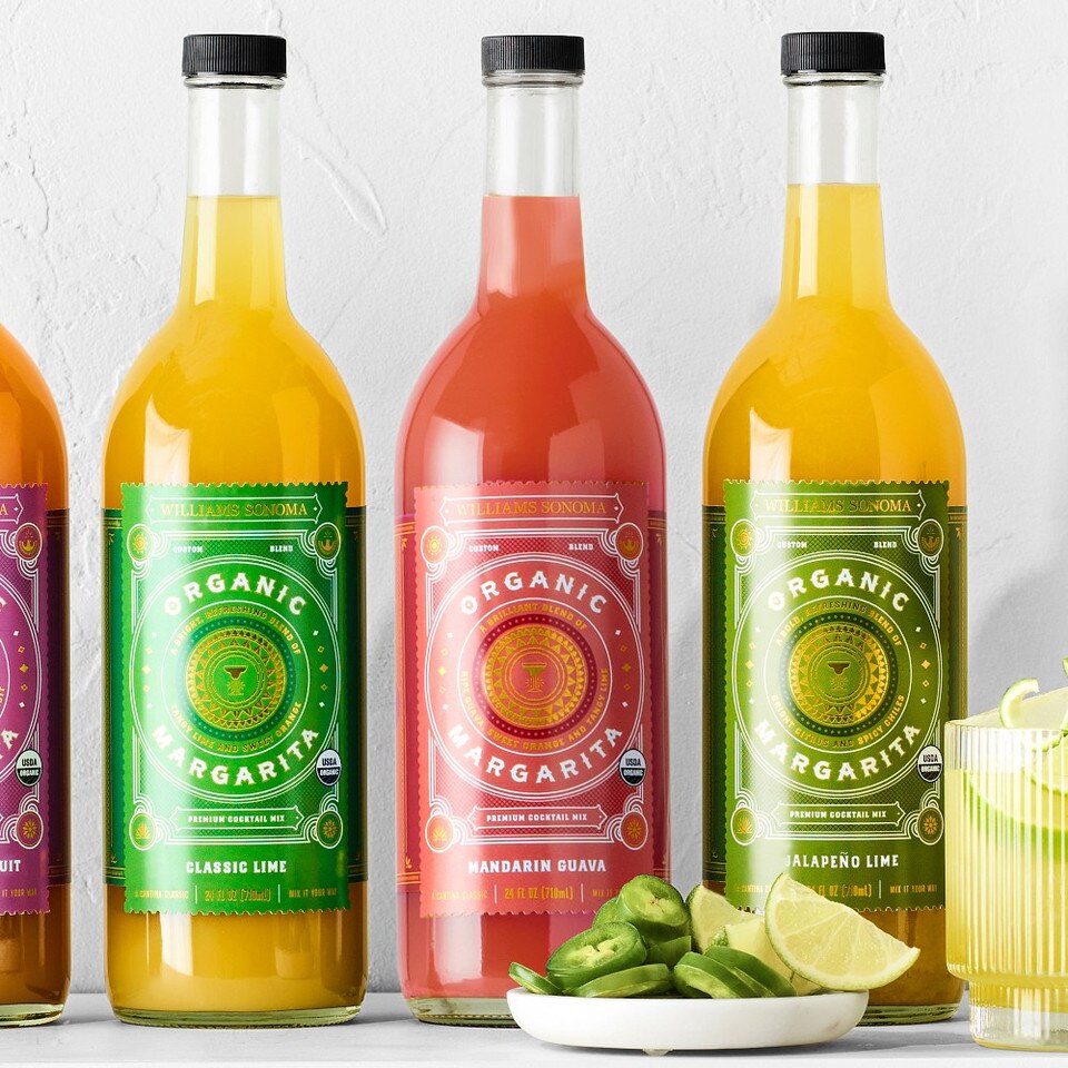 Williams Sonoma Organic Margarita Mix, Classic Lime | Williams Sonoma ...